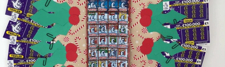 Make your own scratch card Advent calendar | ThatChristmasMagic.com