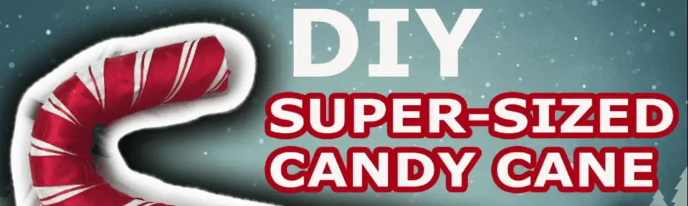 How to make a huge Candy Cane | ThatChristmasMagic.com