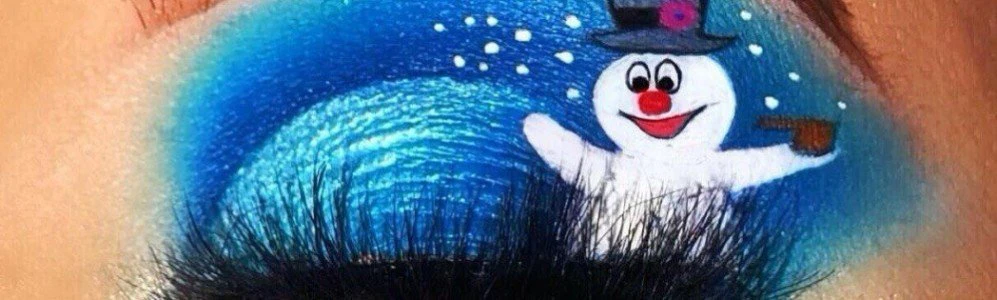 10 amazing Christmas eye makeup designs | ThatChristmasMagic.com